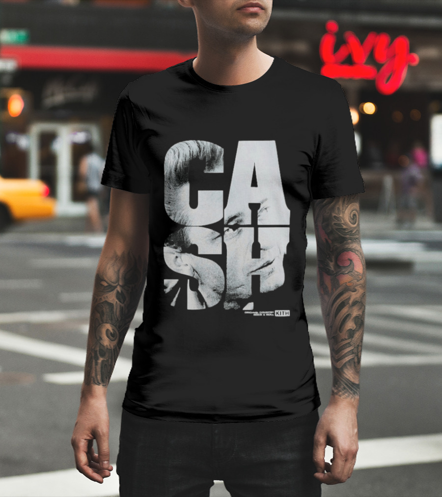 Johnny Cash Kith Records Rock N Roll Collection T-Shirt