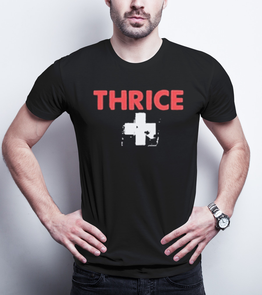 Thrice Ambulance Cross Old School T-Shirt