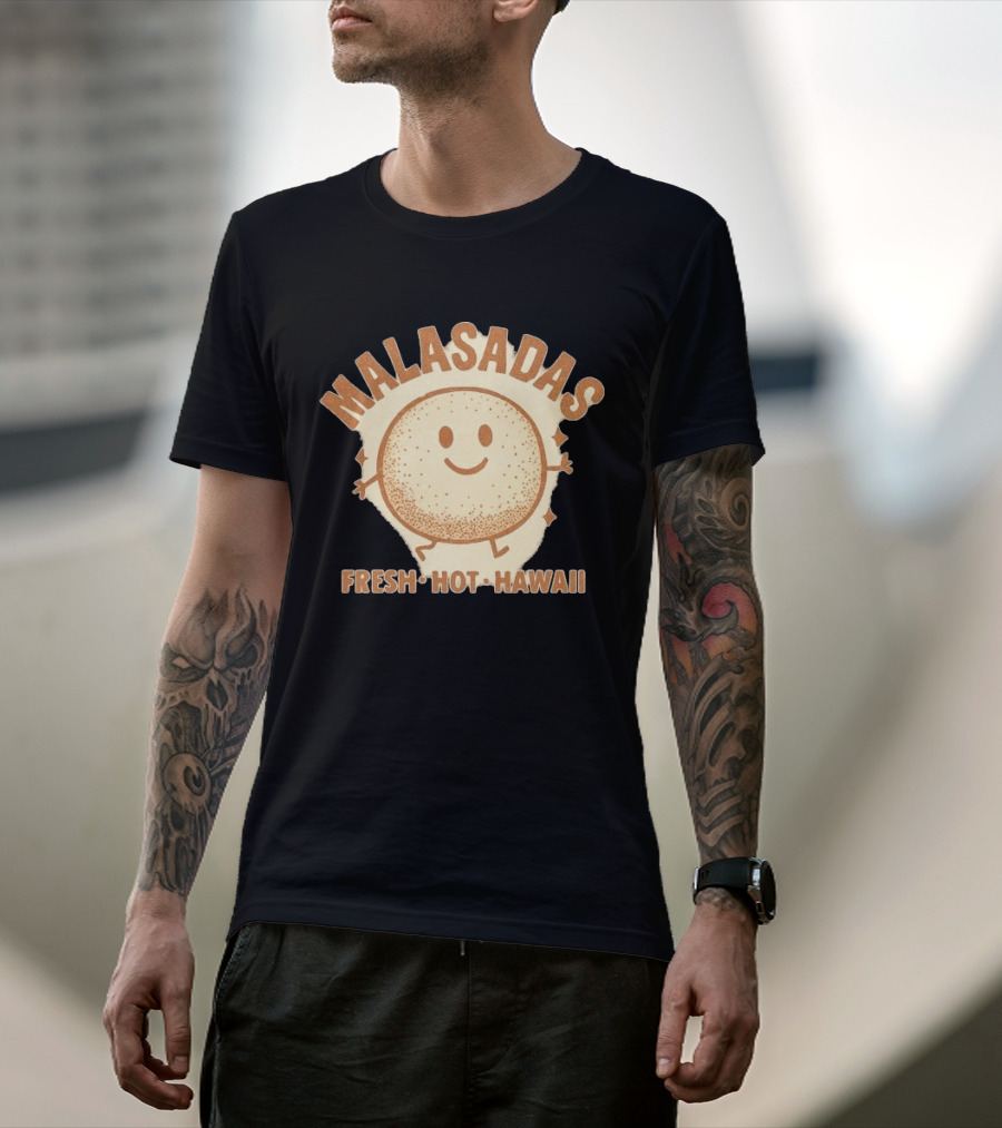 Malasadas Fresh Hot Hawaii Smiling Pastry T-Shirt