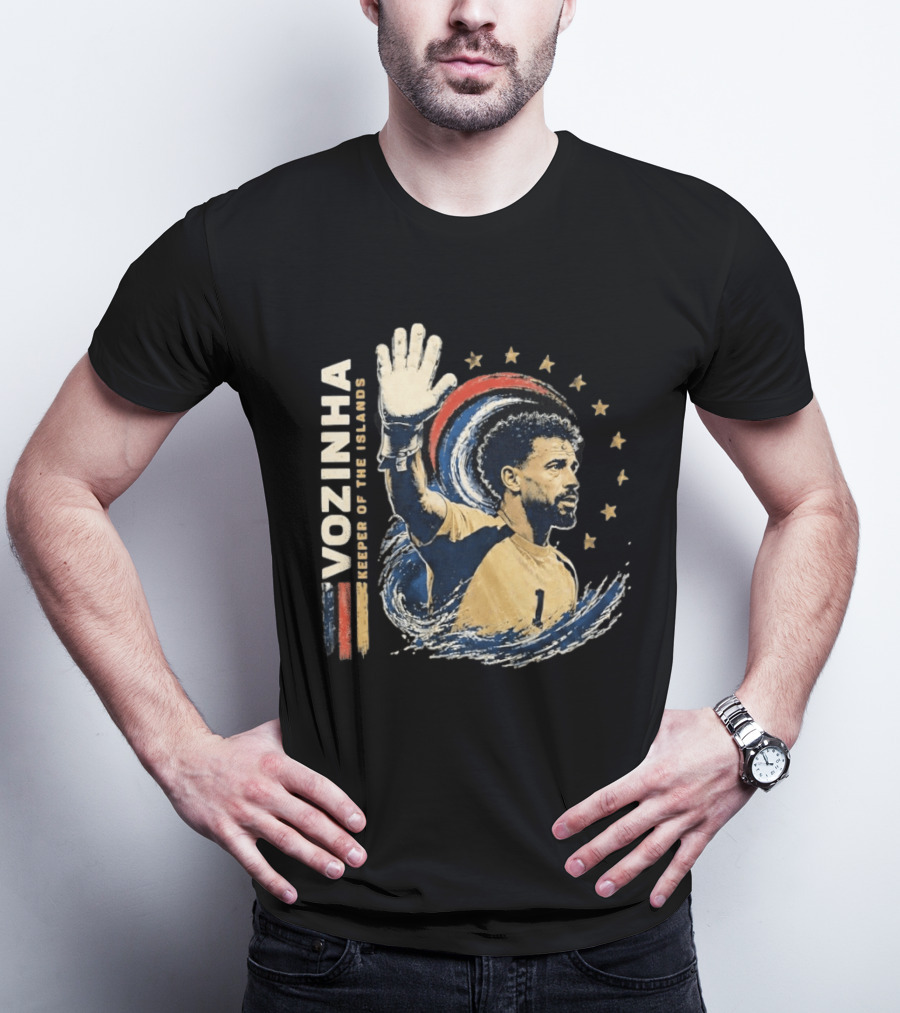 Vozinha Keeper Of The Islands Cape Verde National Football Team Stars T-Shirt