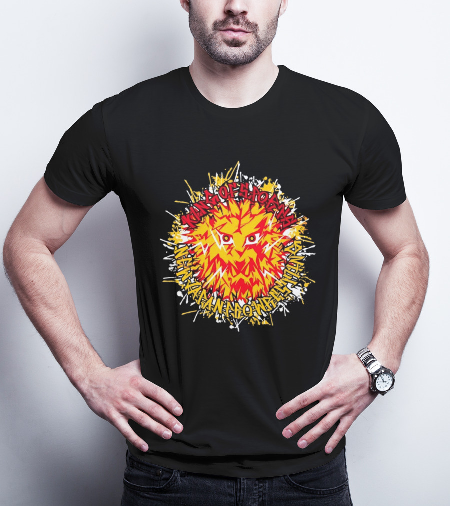 NJPW Lion Mark King Of Sports Hakaima Ga Ore No Jinganaki T-Shirt