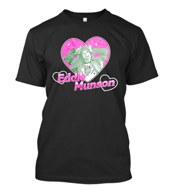 Eddie Munson Hellfire Club Heart Frame Stranger Things T-Shirt