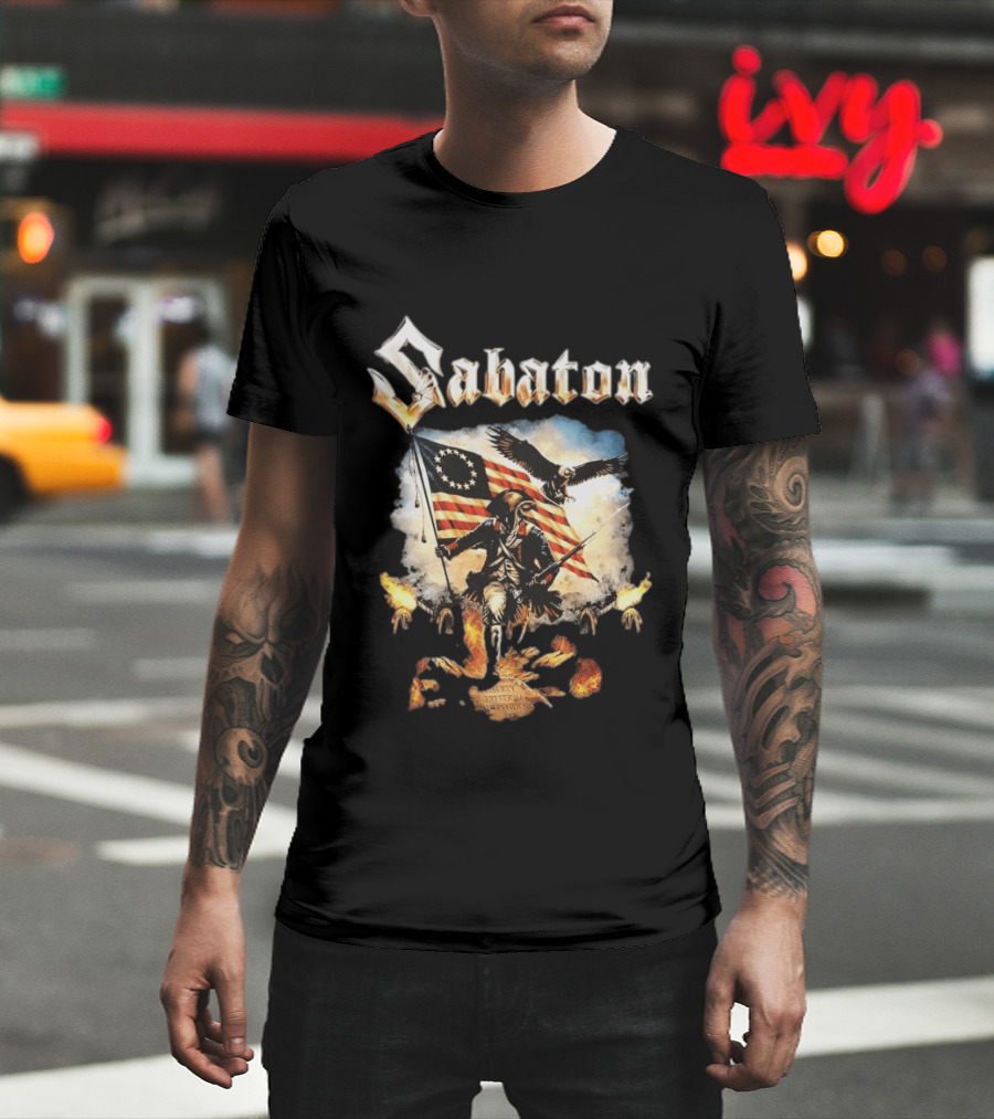 Sabaton Liberty Of Death USA 4th Of July 2026 Independence Freedom T-Shirt