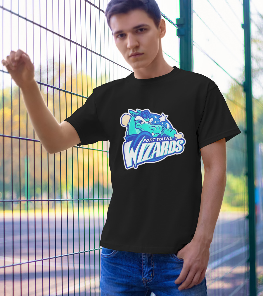 Fort Wayne Wizards Crocodile Logo Minor League Baseball Team T-Shirt