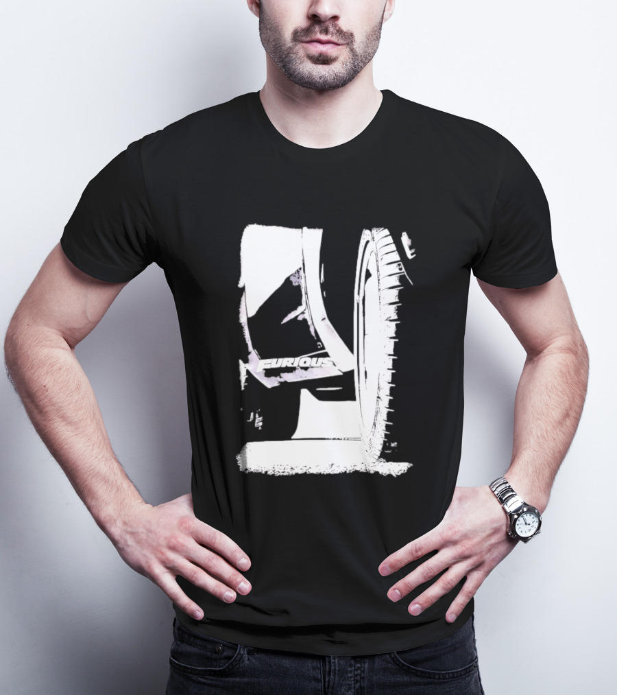 Furious 7 Universal City Studios Film Franchise Automotive Wheel Tire Rim T-Shirt
