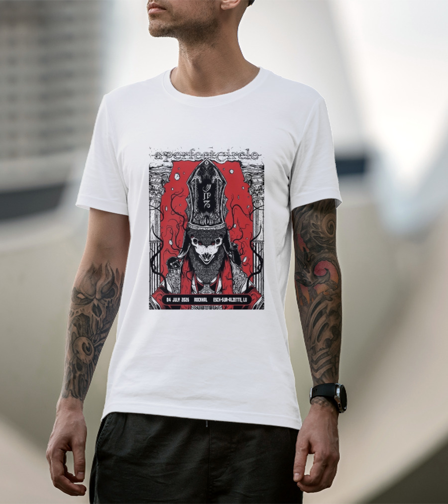 A Perfect Circle Esch Sur Alzette Rockhal 4 July 2025 Event T-Shirt