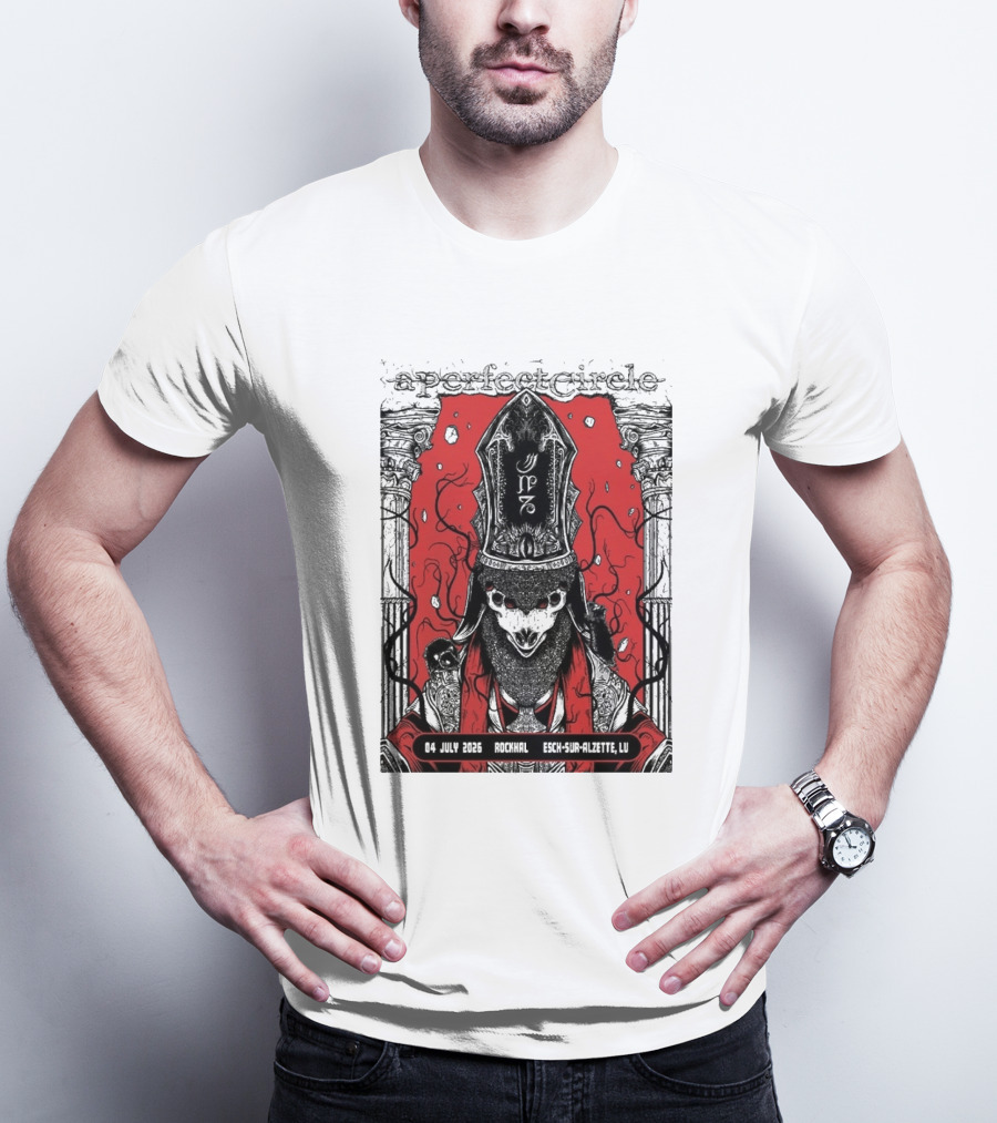 A Perfect Circle Esch Sur Alzette Rockhal 4 July 2025 Event T-Shirt