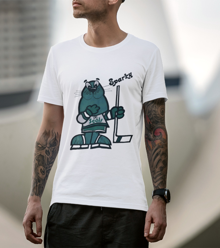 Sparky Seals Hockey Team California Golden Seals T-Shirt