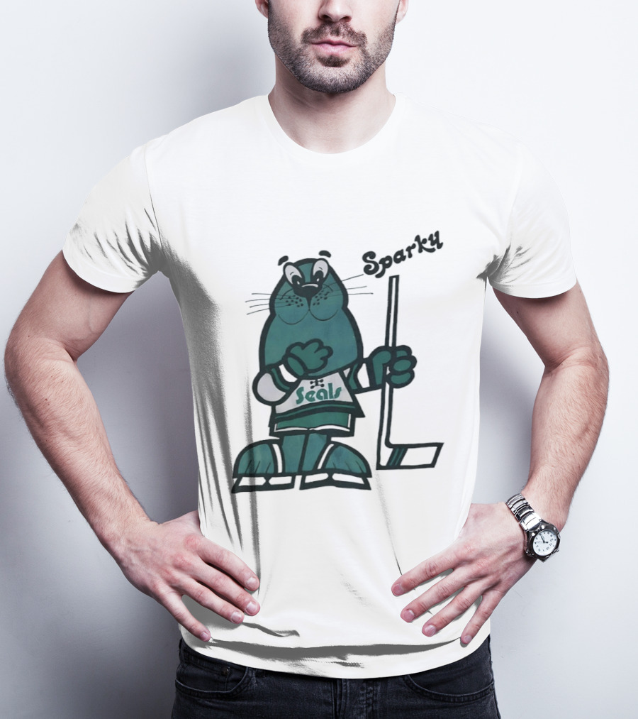 Sparky Seals Hockey Team California Golden Seals T-Shirt