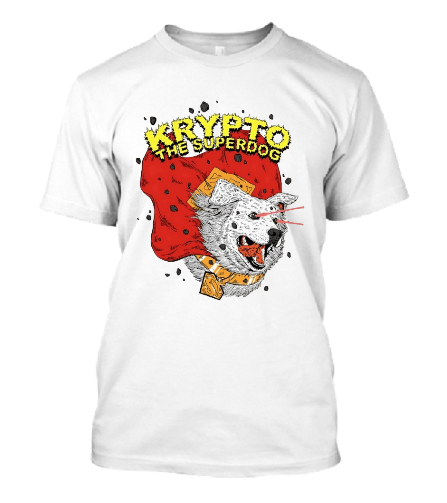 Krypto The Superdog DC Comics Superman Cape Laser Eyes T-Shirt