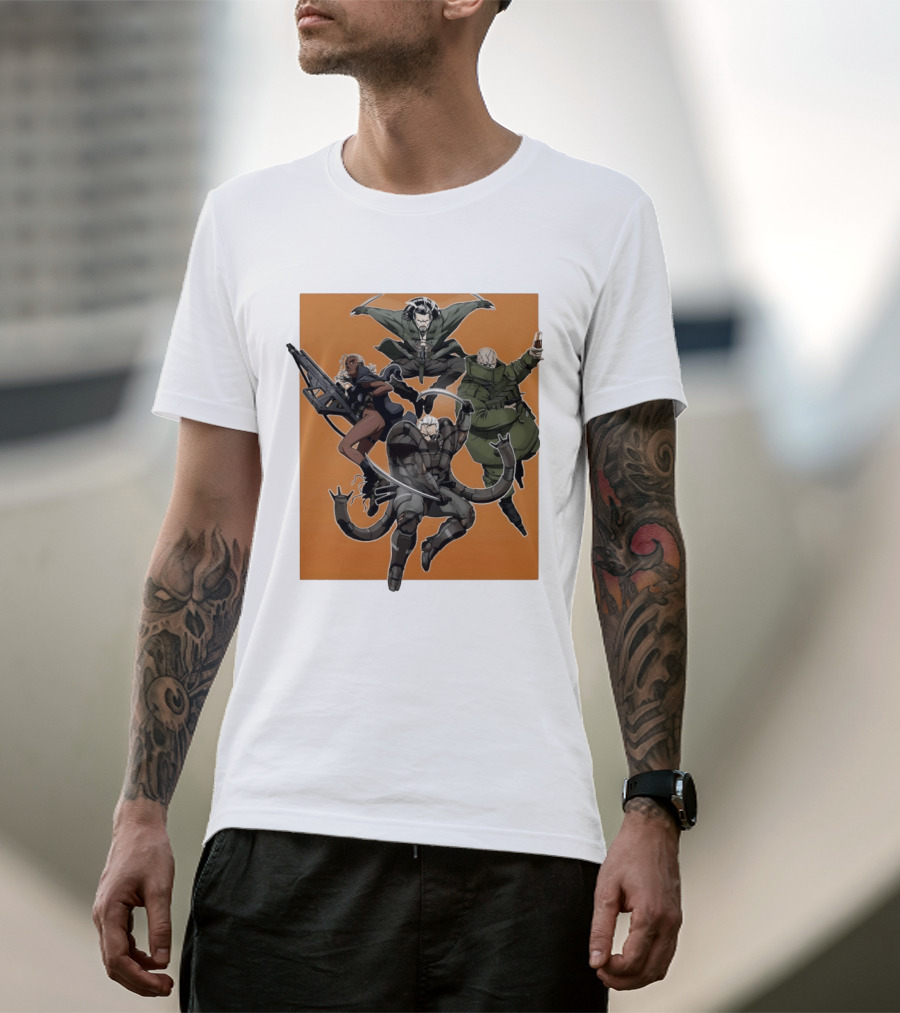 Metal Solid Hideo Kojima Characters T-Shirt