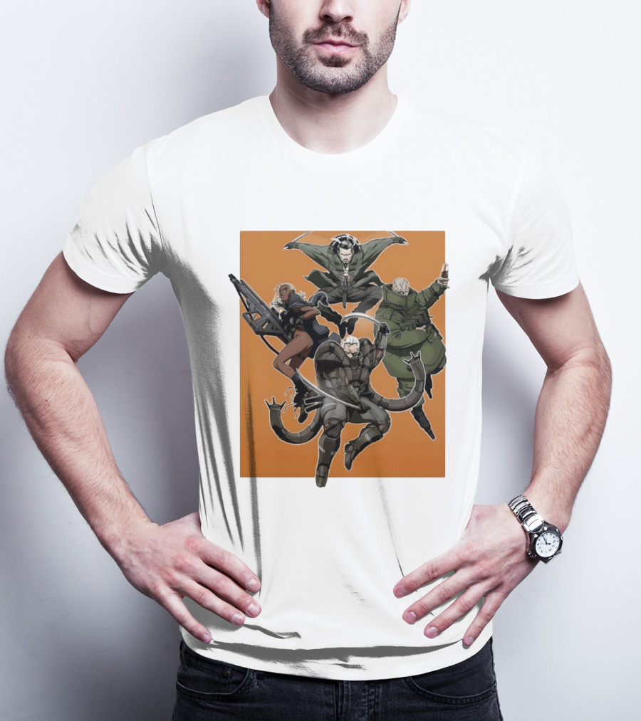 Metal Solid Hideo Kojima Characters T-Shirt