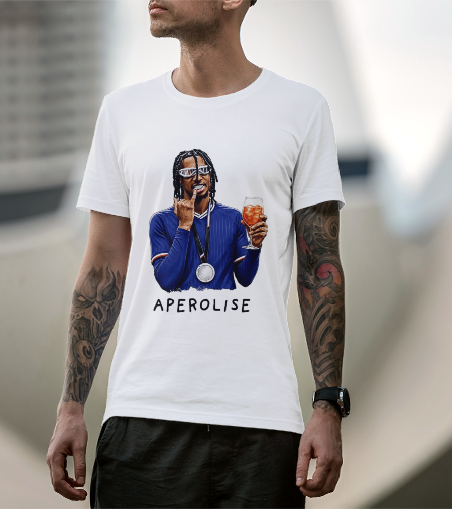 Michael Olise Aperolise Crystal Palace Player Celebration T-Shirt