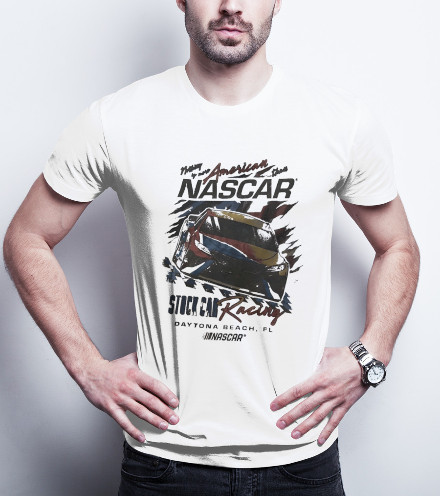Nothing Is More American Than NASCAR Stock Car Racing In Daytona Beach FL #NASCAR T-Shirt