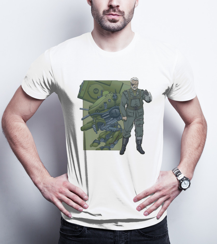 Big Boss Metal Gear Solid Character And Mech T-Shirt