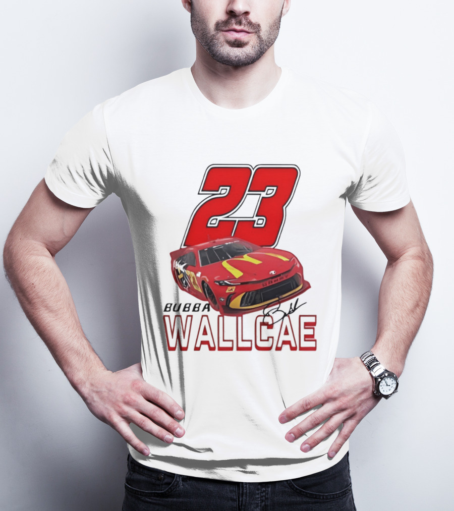 Bubba Wallace 23 Car NASCAR 23XI Racing T-Shirt