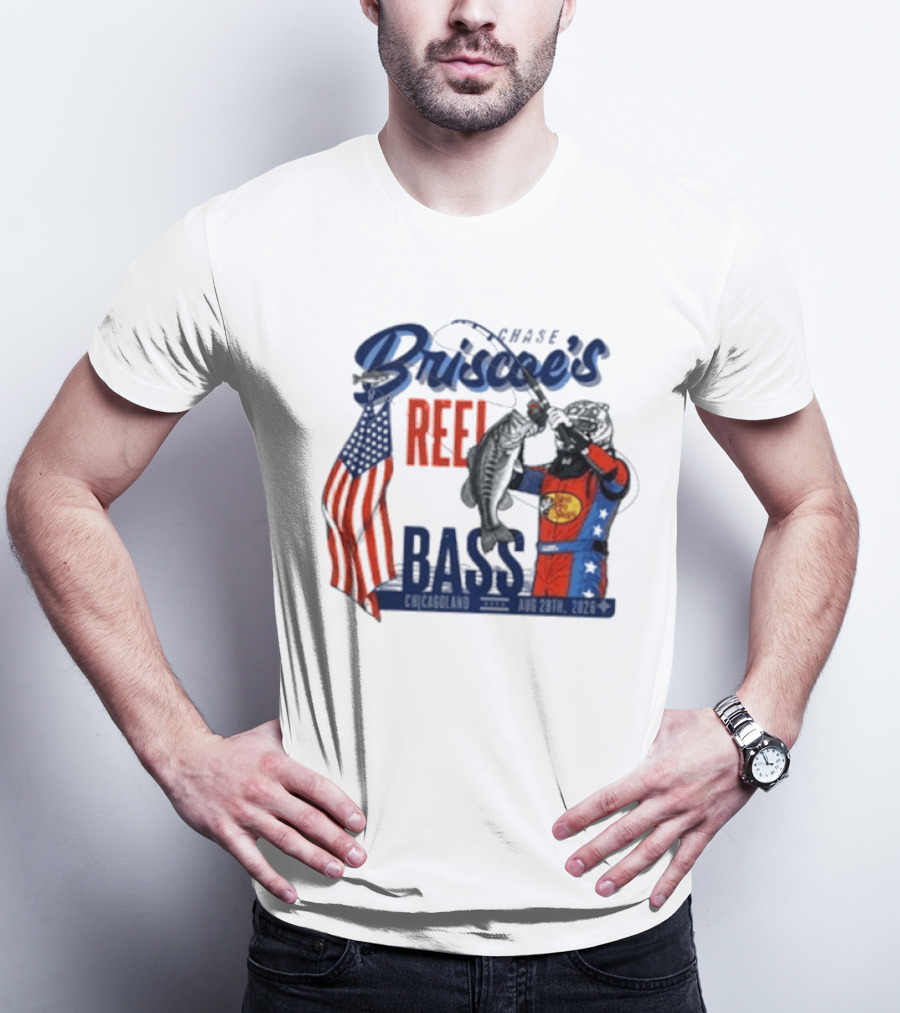 Chase Briscoe's Reel Bass Pro Shops Chicagoland Aug 28th 2026 T-Shirt