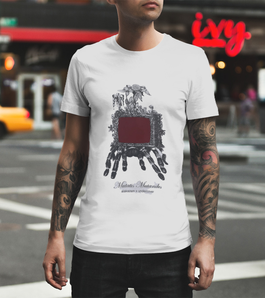 Mutatis Mutandis Alakazam Undercover Tarantula Botanical Frame T-Shirt