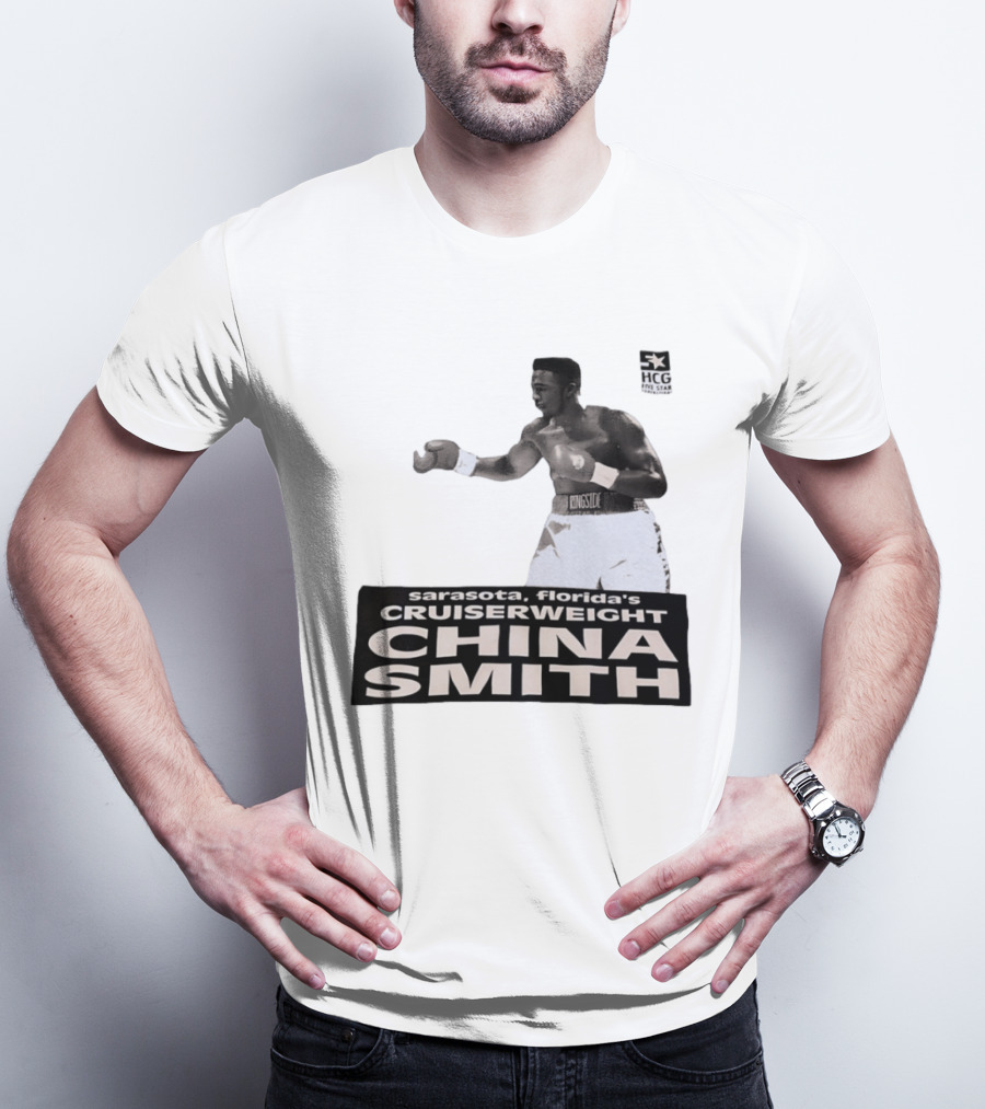 China Smith Sarasota Florida Cruiserweight Boxing Legend HCG Five Star Productions T-Shirt