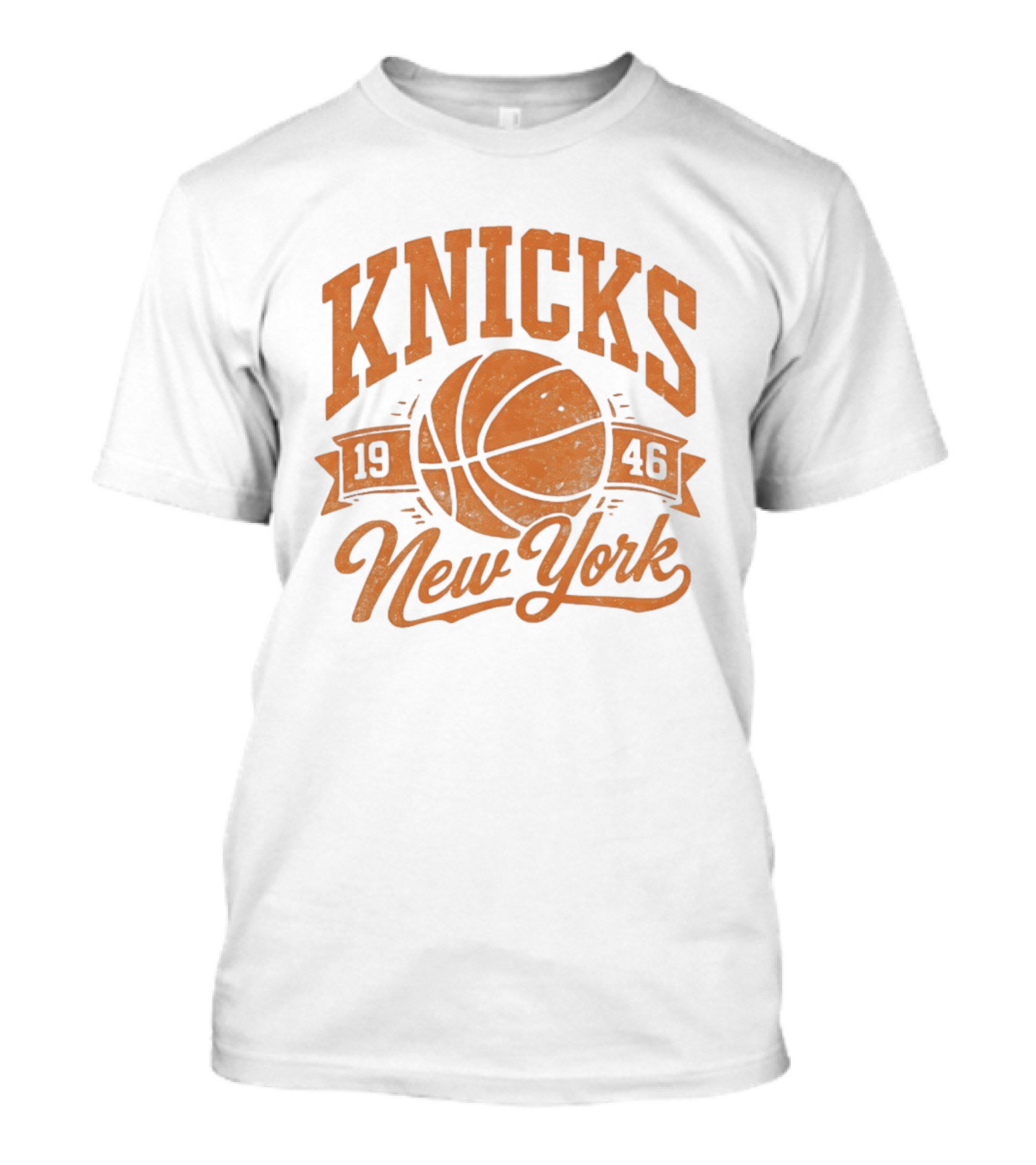 Knicks 1946 New York Distressed Basketball T-Shirt