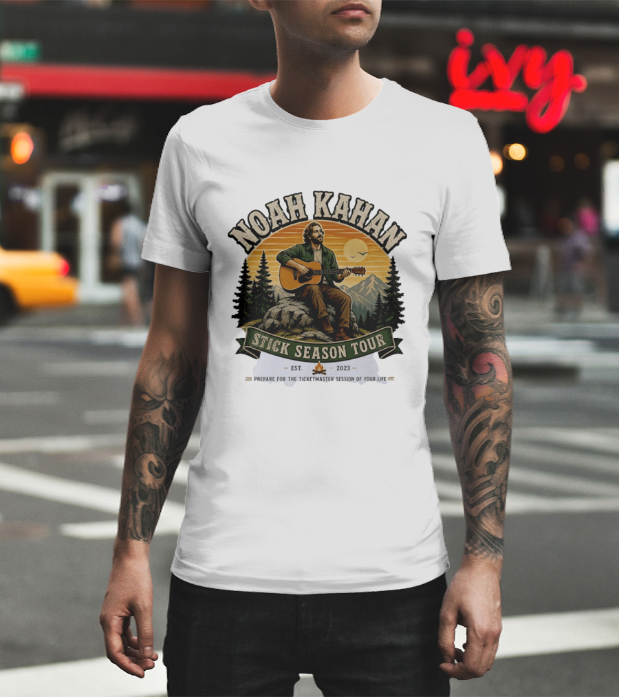 Noah Kahan Stick Season Tour 2023 Prepare For The Ticketmaster Session Of Your Life T-Shirt