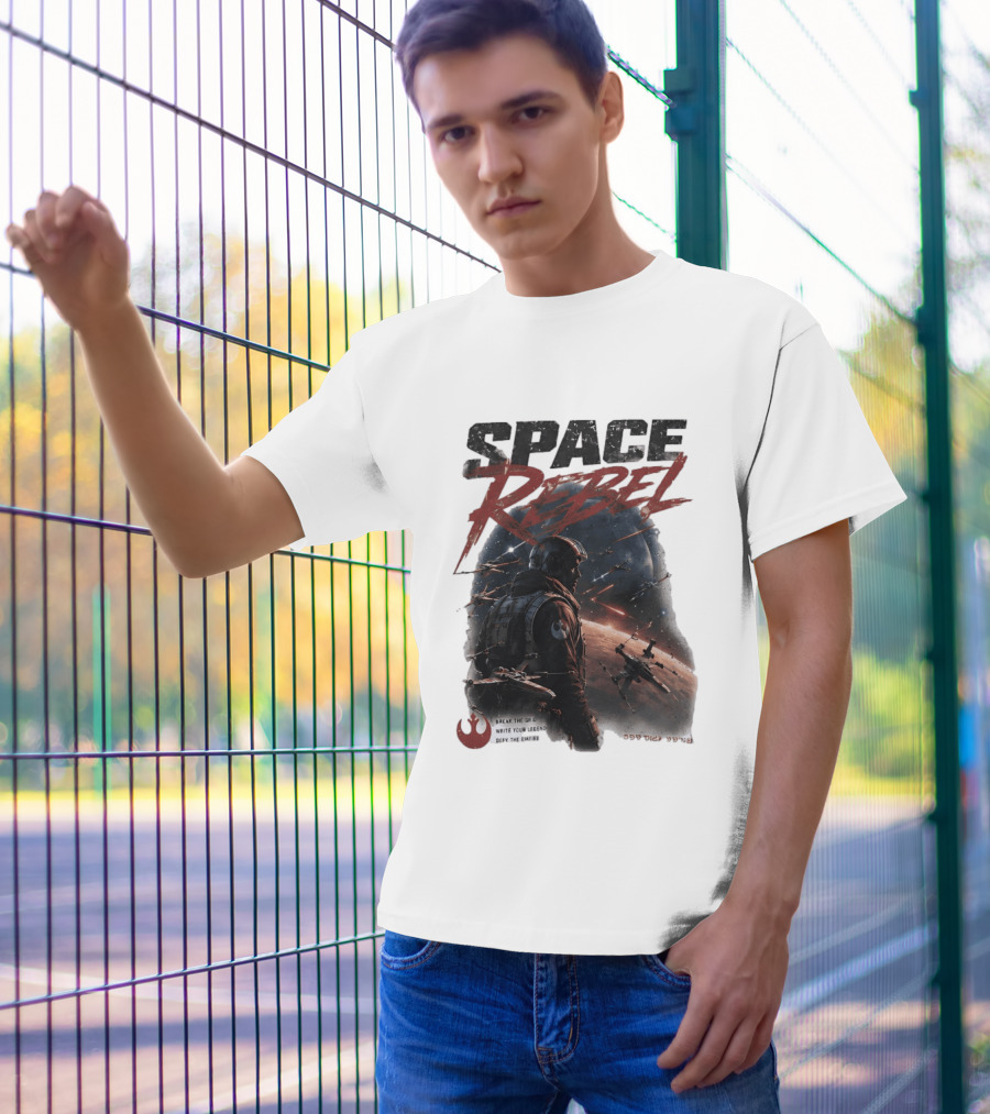 Space Rebel Break The Grid Write Your Legend Defy The Empire T-Shirt