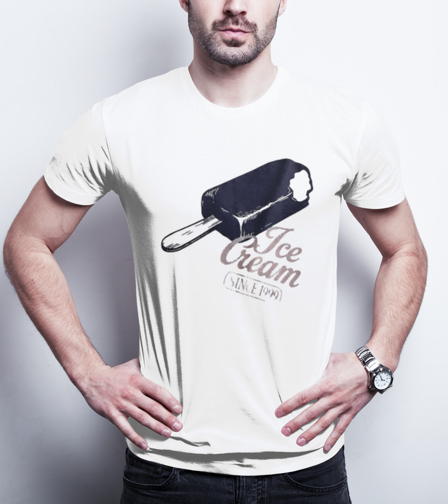 Ice Cream Popsicle Since 1999 Retro Dessert Delight T-Shirt