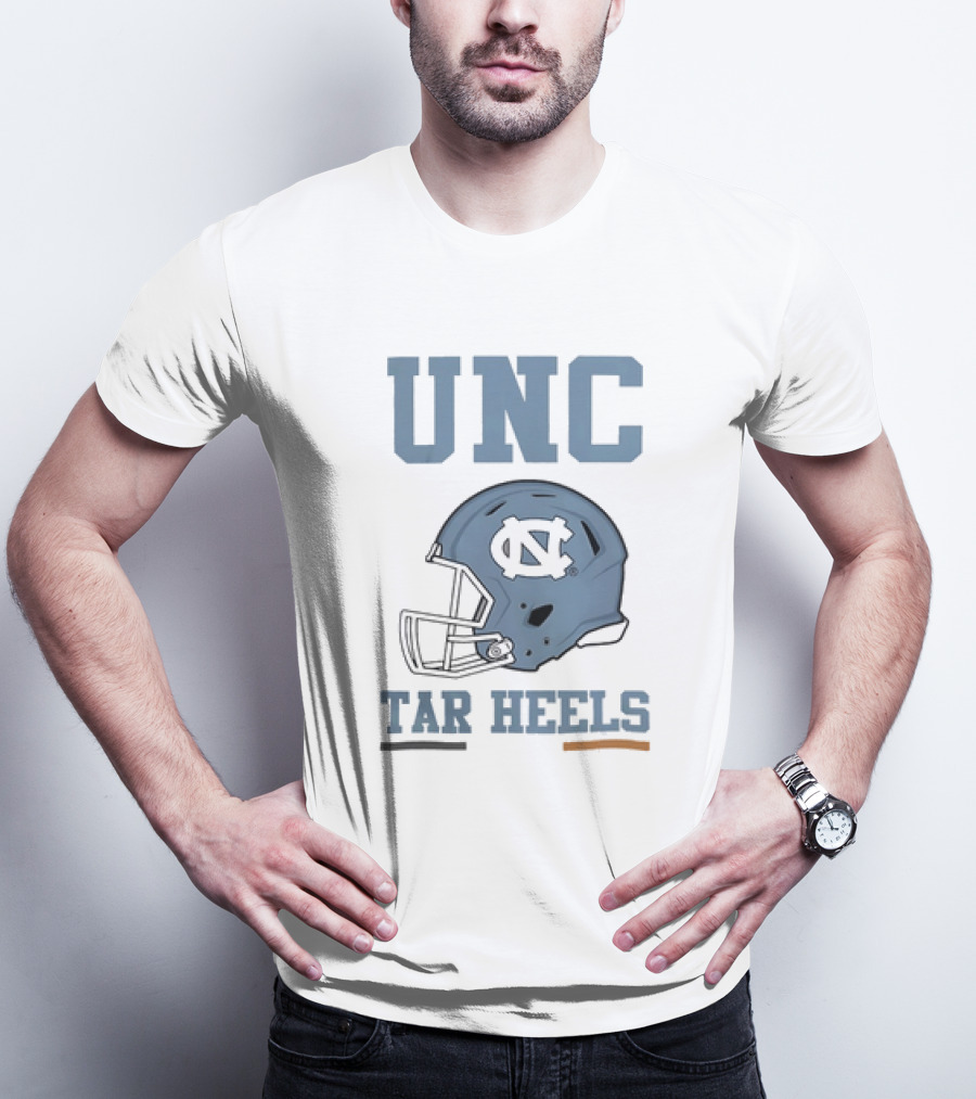 UNC Tar Heels Football Helmets Ireland 2026 Aviva Stadium T-Shirt