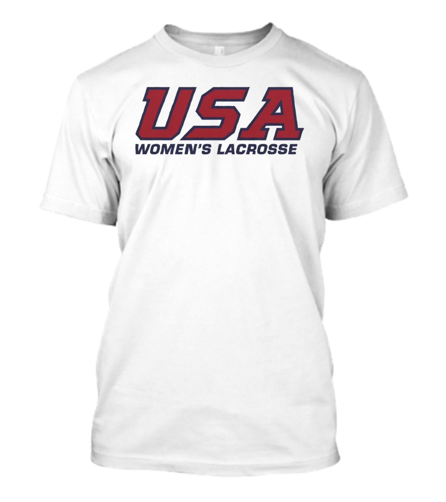 USA Women's Lacrosse Team Red Blue T-Shirt