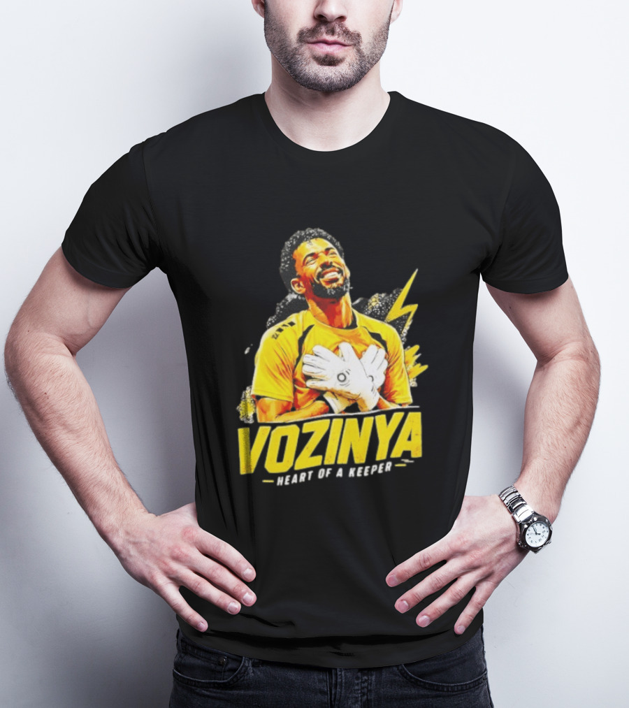 Vozinya Heart Of A Keeper Cape Verde Football Goalkeeper T-Shirt