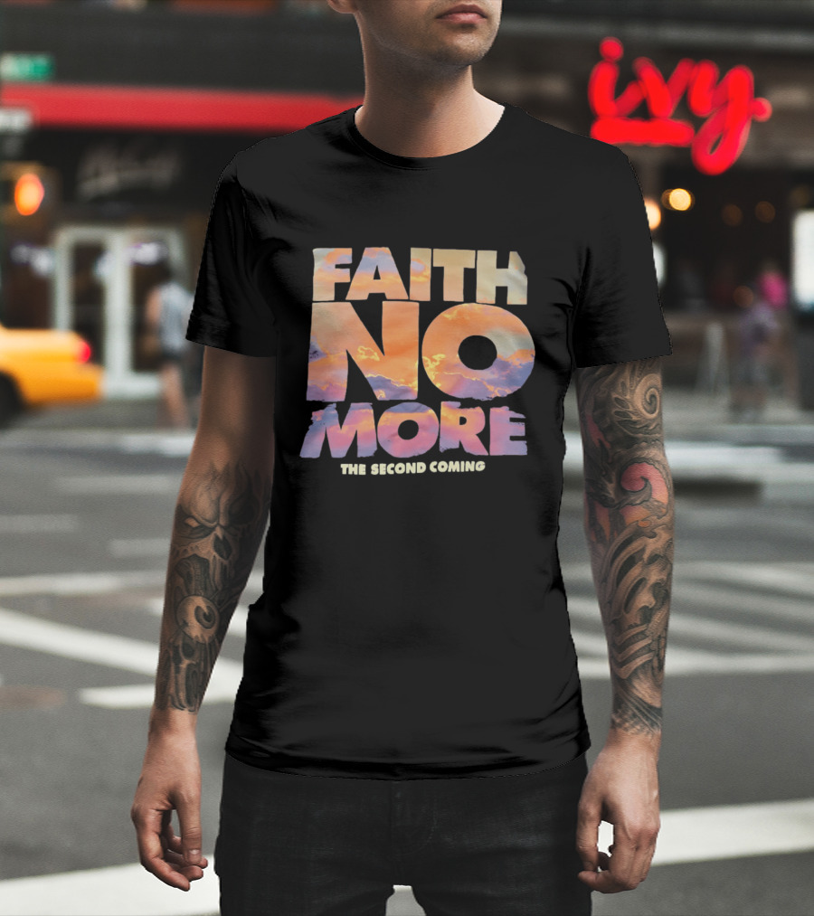 Faith No More The Second Coming Sunset Cloud Band T-Shirt