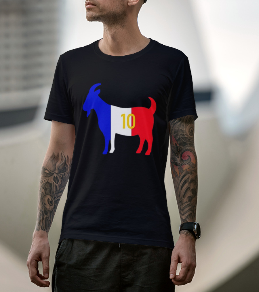 France Goat 10 Kylian Mbappe French Football Soccer Legend T-Shirt
