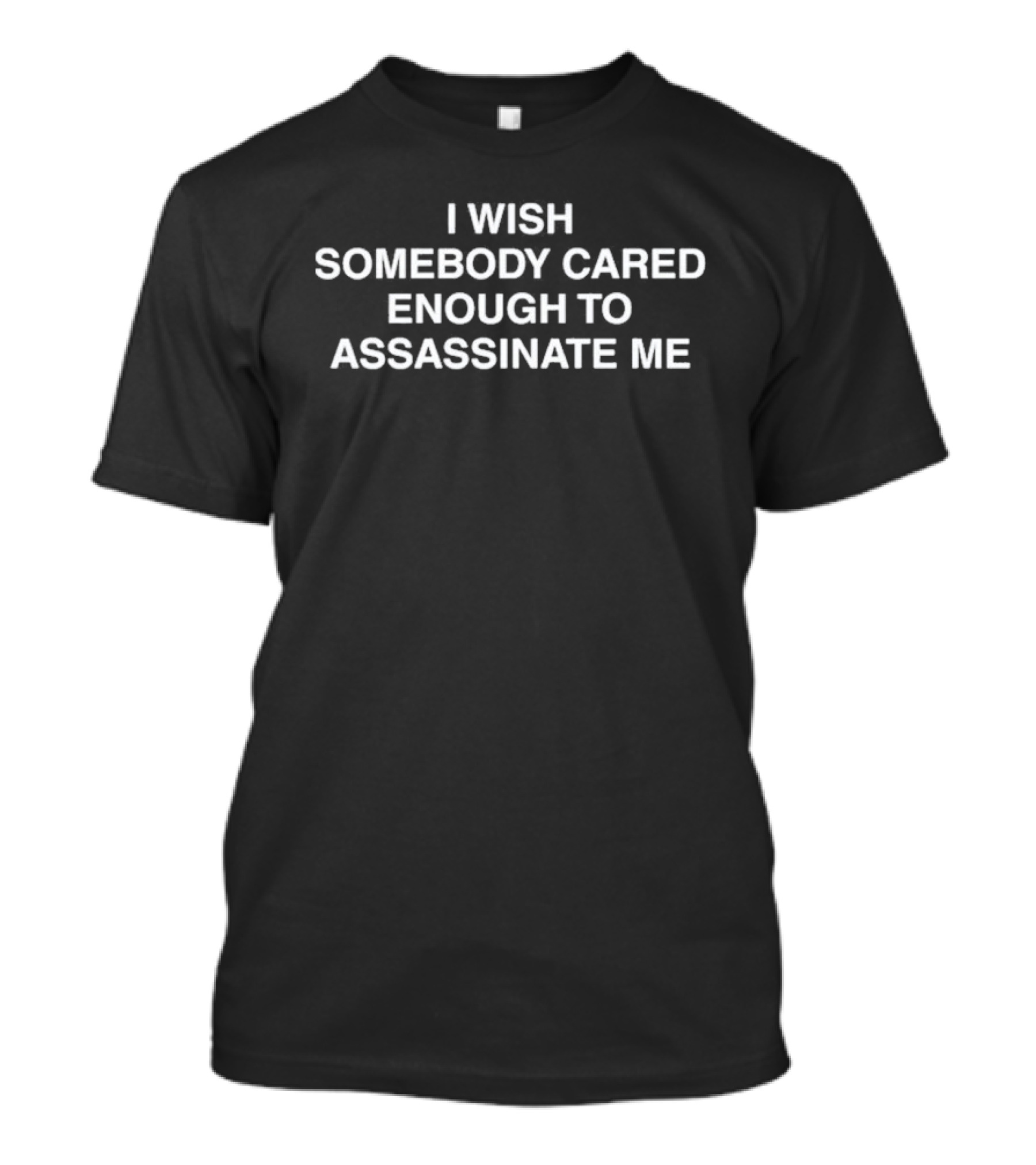 I Wish Somebody Cared Enough To Assassinate Me T-Shirt