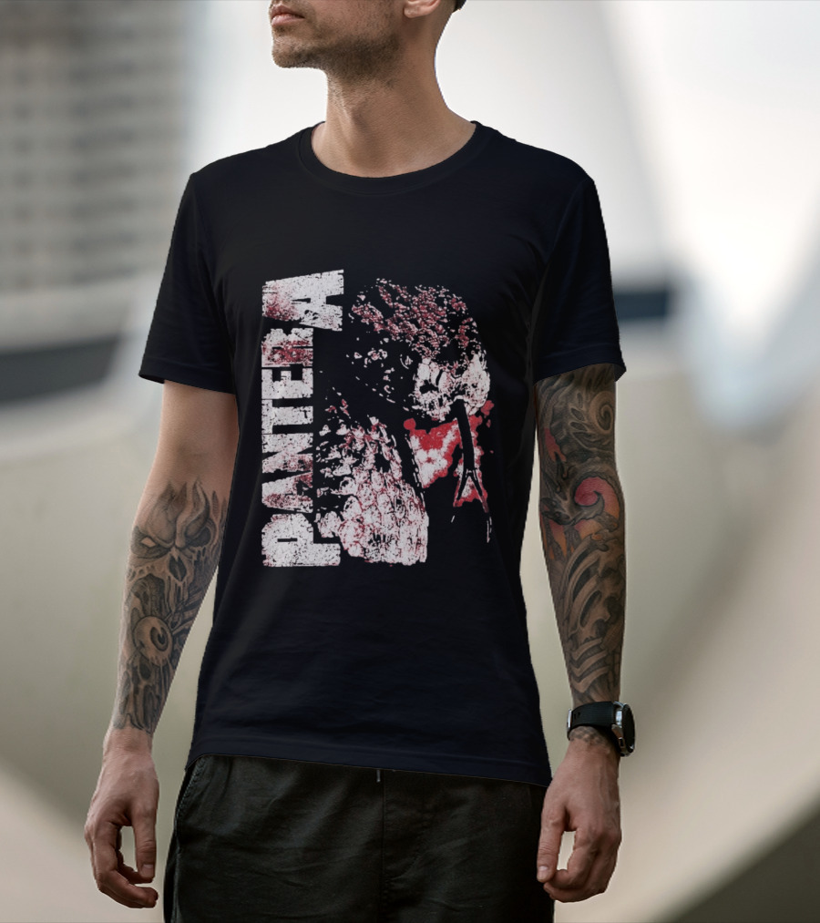 Pantera UK And EU Tour 2026 Rattlesnake Snake Skull Band T-Shirt