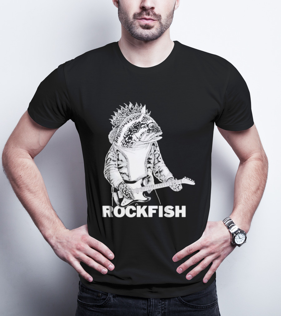 Rockfish Jacket Electric Guitar Performance T-Shirt