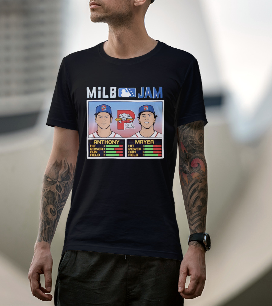 MiLB Jam Roman Anthony Marcelo Mayer Portland Sea Dogs T-Shirt