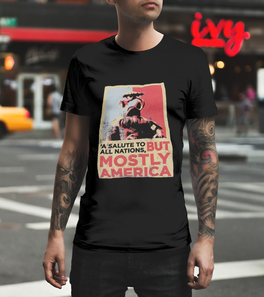 Sam The Eagle A Salute To All Nations But Mostly America Muppets T-Shirt