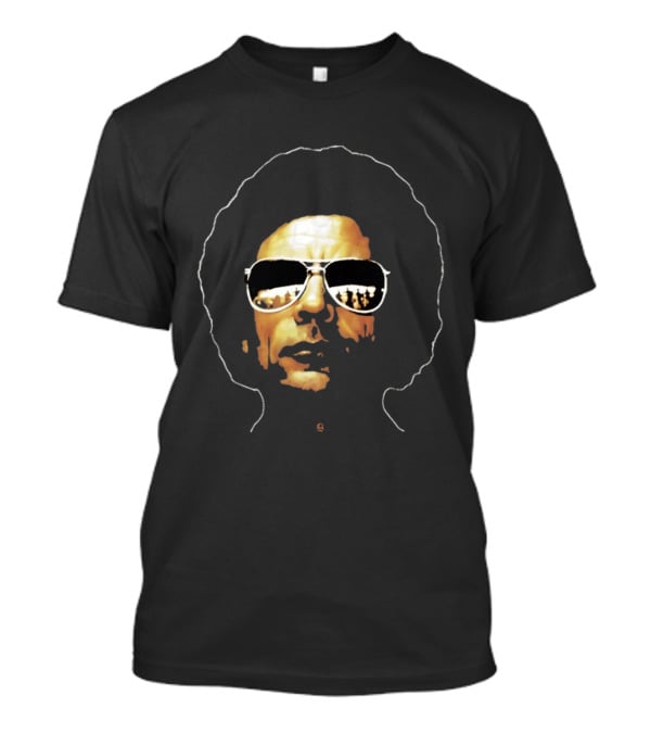Muammar Gaddafi Afro Sunglasses T-Shirt