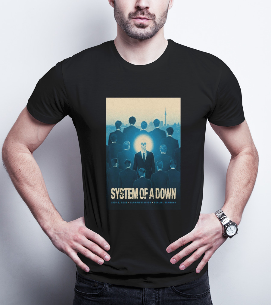 System Of A Down July 8 2026 Olympiastadion Berlin Germany T-Shirt