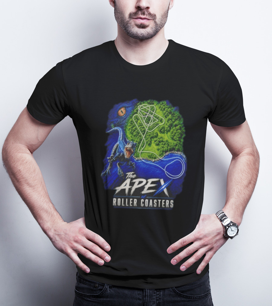 The Apex Of Roller S Raptor Dinosaur Adventure T-Shirt