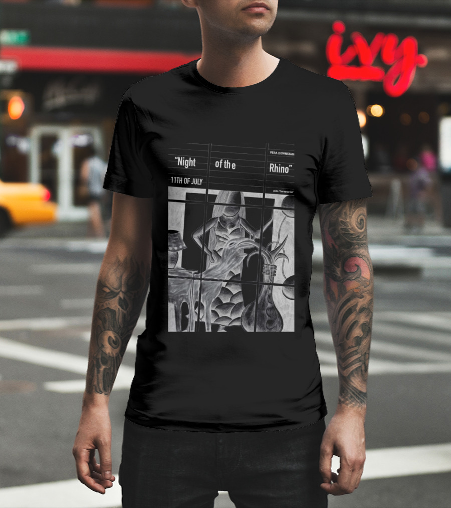 Night Of The Rhino 11th Of July Vera Downstage Groningen Netherlands Fynn Van Der Ziel T-Shirt