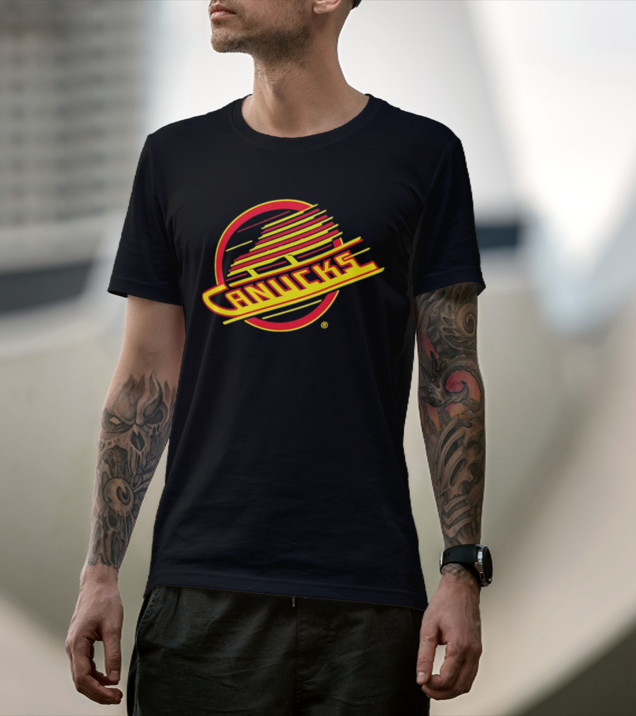 Vancouver Canucks Skate Logo NHL Hockey T-Shirt