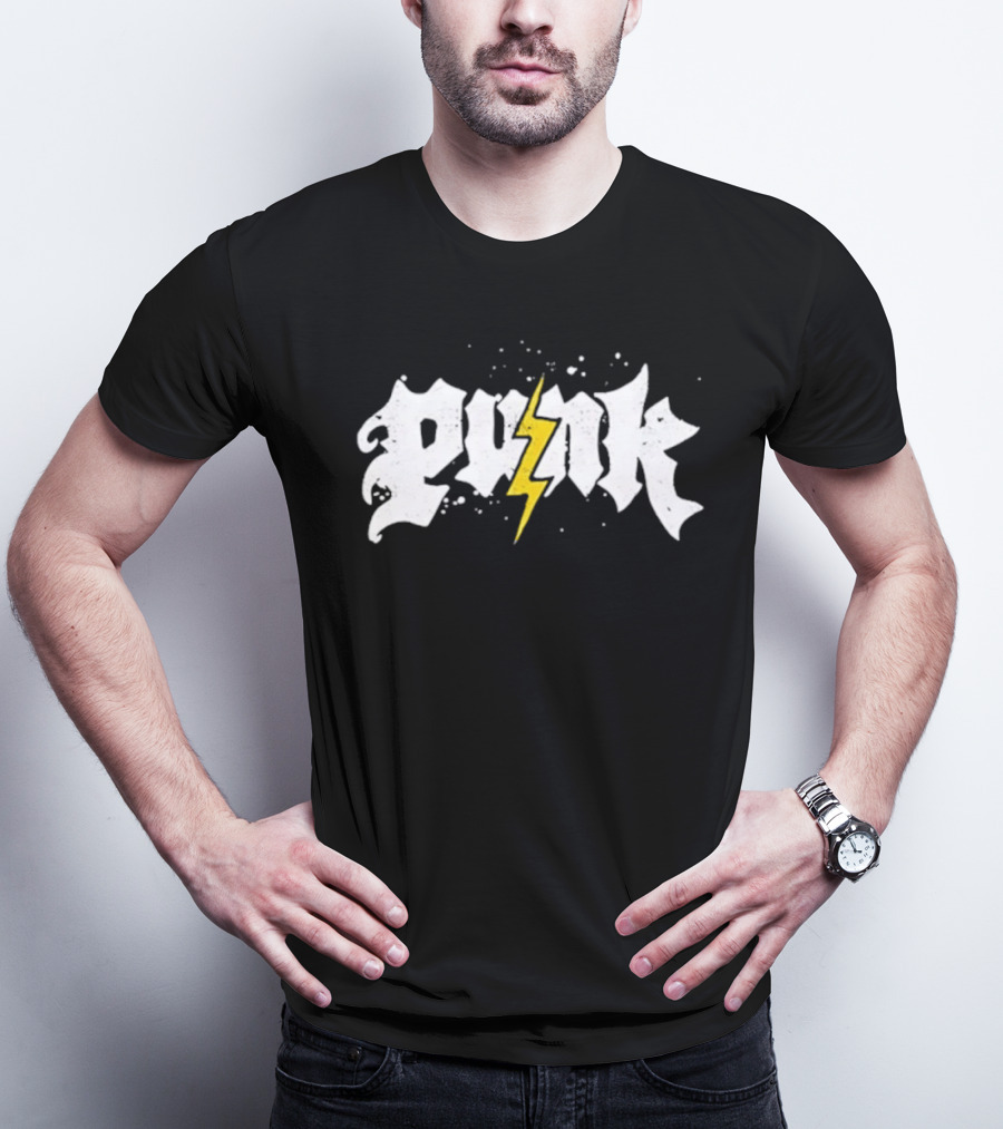 WWE CM Punk Lightning Bolt T-Shirt