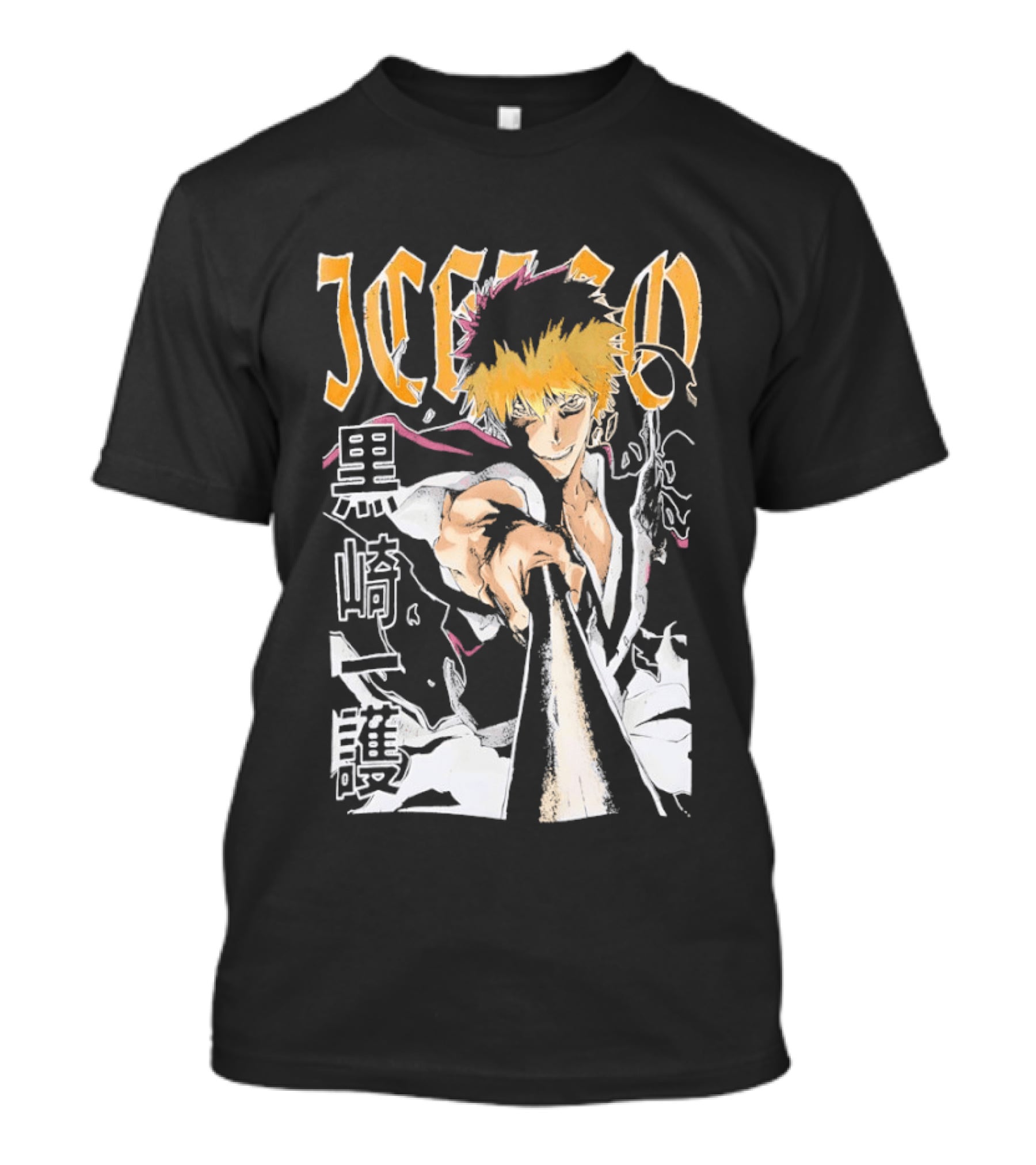 Ichigo Kurosaki Bleach Anime Bootleg Manga T-Shirt