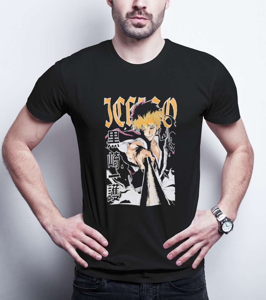 Ichigo Kurosaki Bleach Anime Bootleg Manga T-Shirt