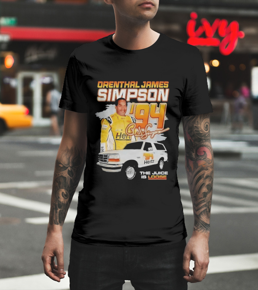 Orenthal James Simpson '94 The Juice Is Loose T-Shirt