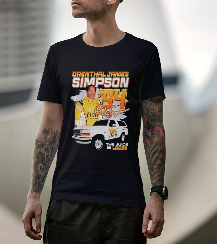 Orenthal James Simpson '94 The Juice Is Loose T-Shirt