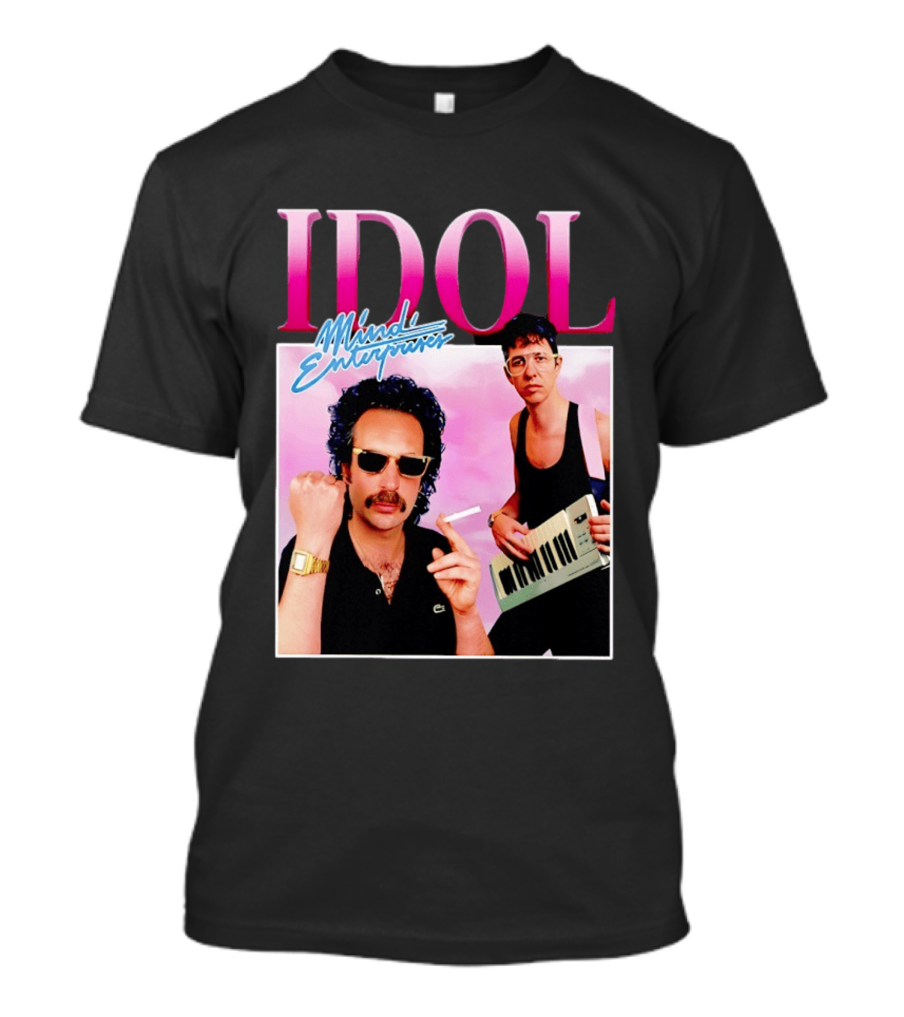 IDOL Mindi Enterprises Band Photo Retro 80s T-Shirt