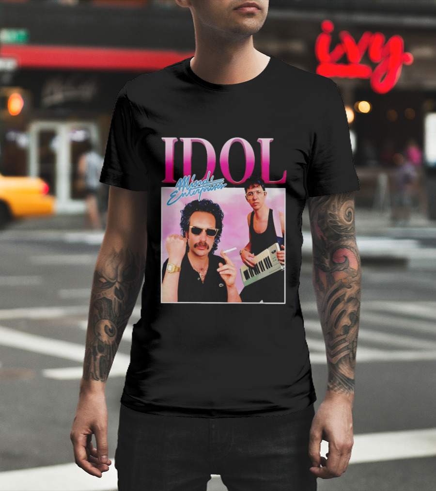 IDOL Mindi Enterprises Band Photo Retro 80s T-Shirt