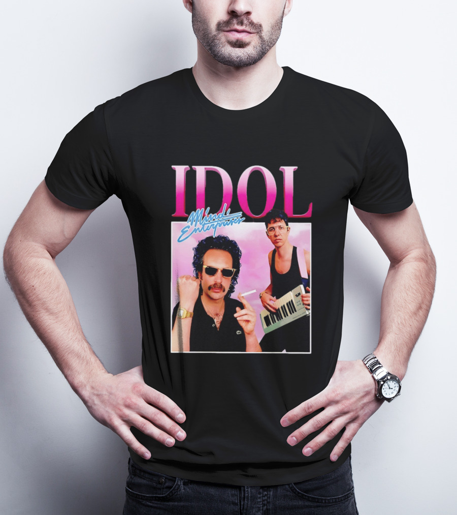 IDOL Mindi Enterprises Band Photo Retro 80s T-Shirt